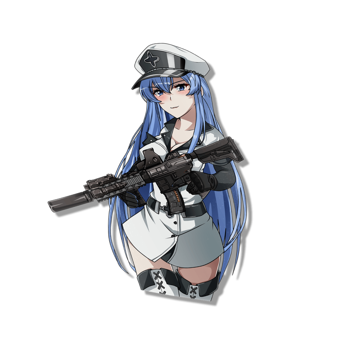 Tactical Esdeath Sticker | Hellsent