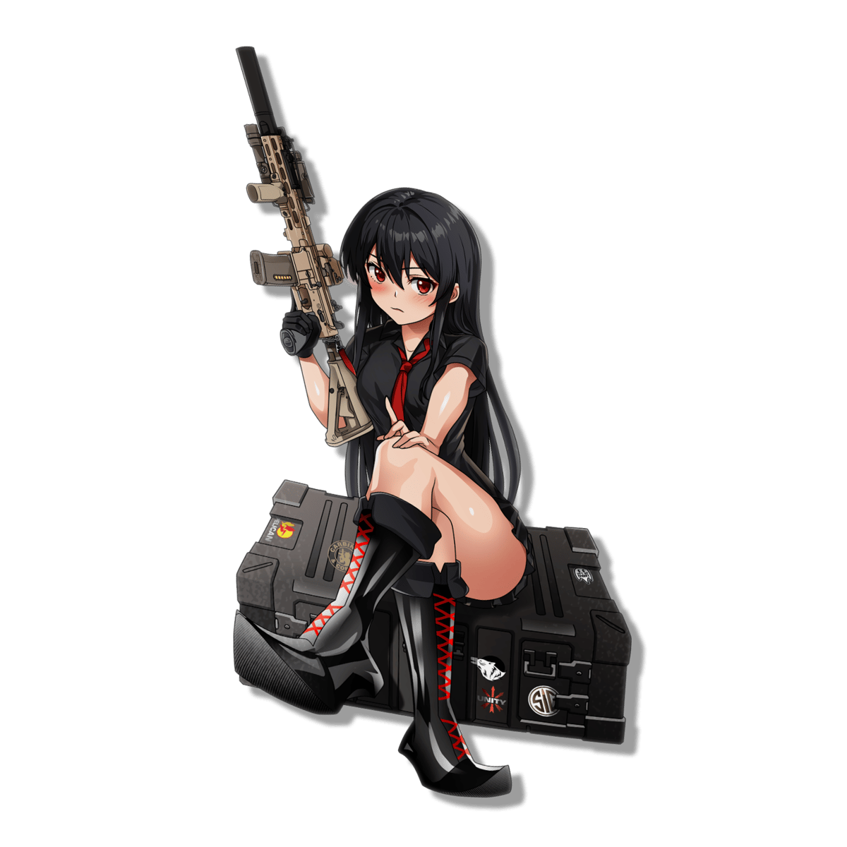 Tactical Akame Sticker | Hellsent