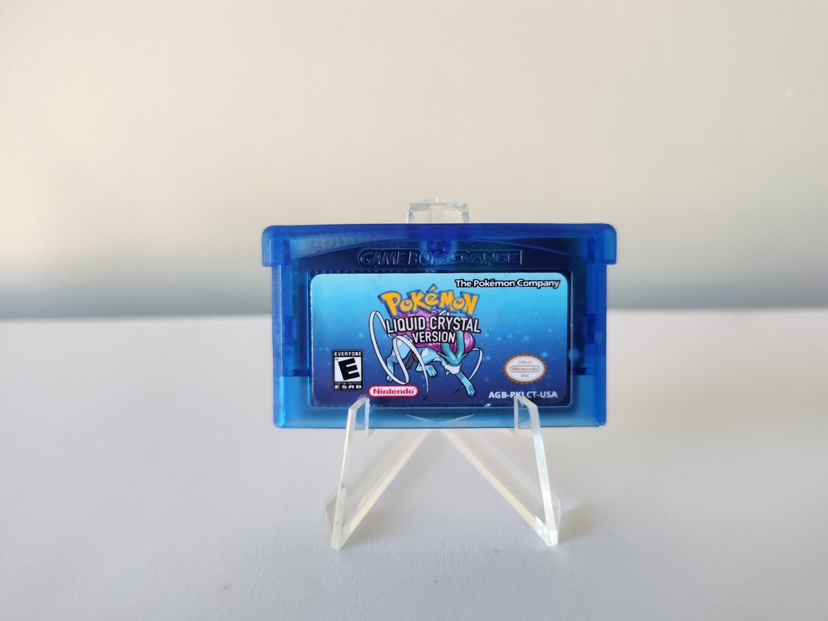 Pokémon Liquid Crystal Version Clear Blue Shell Style (Game Boy Advance ...
