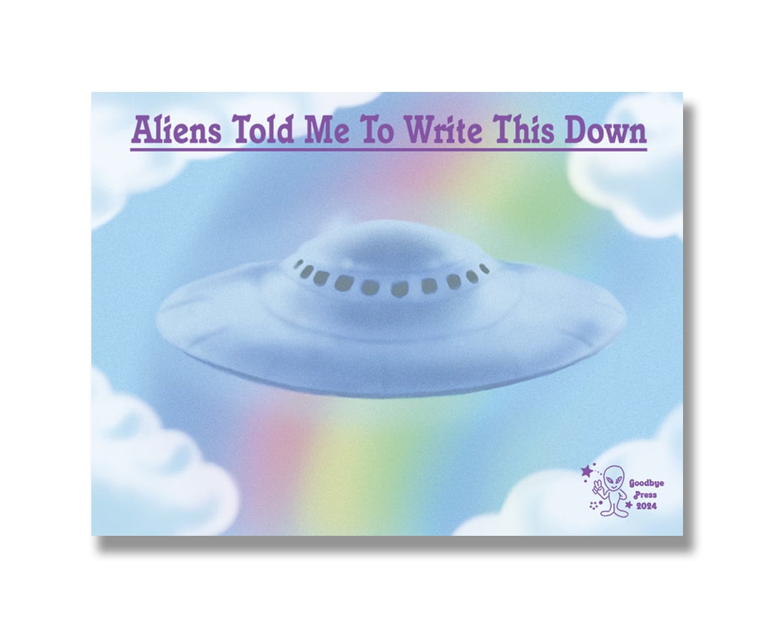Aliens Sticky Note Pad | Goodbye Press