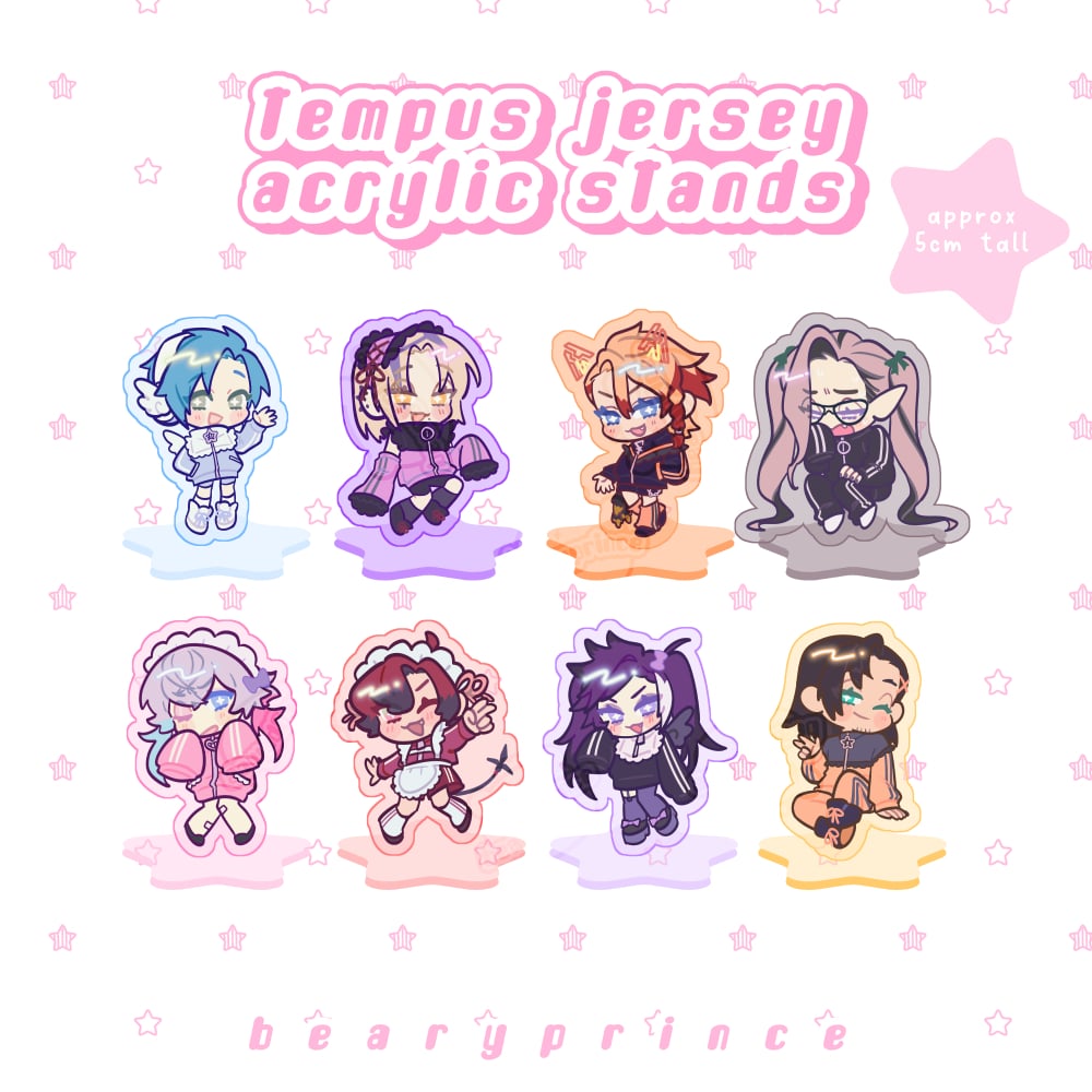 Tempus Jersey Acrylic Stands | beary☆prince