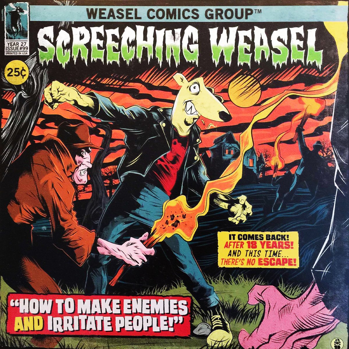 Brassneck Records — Screeching Weasel – How To Make Enemies... LP (colour)