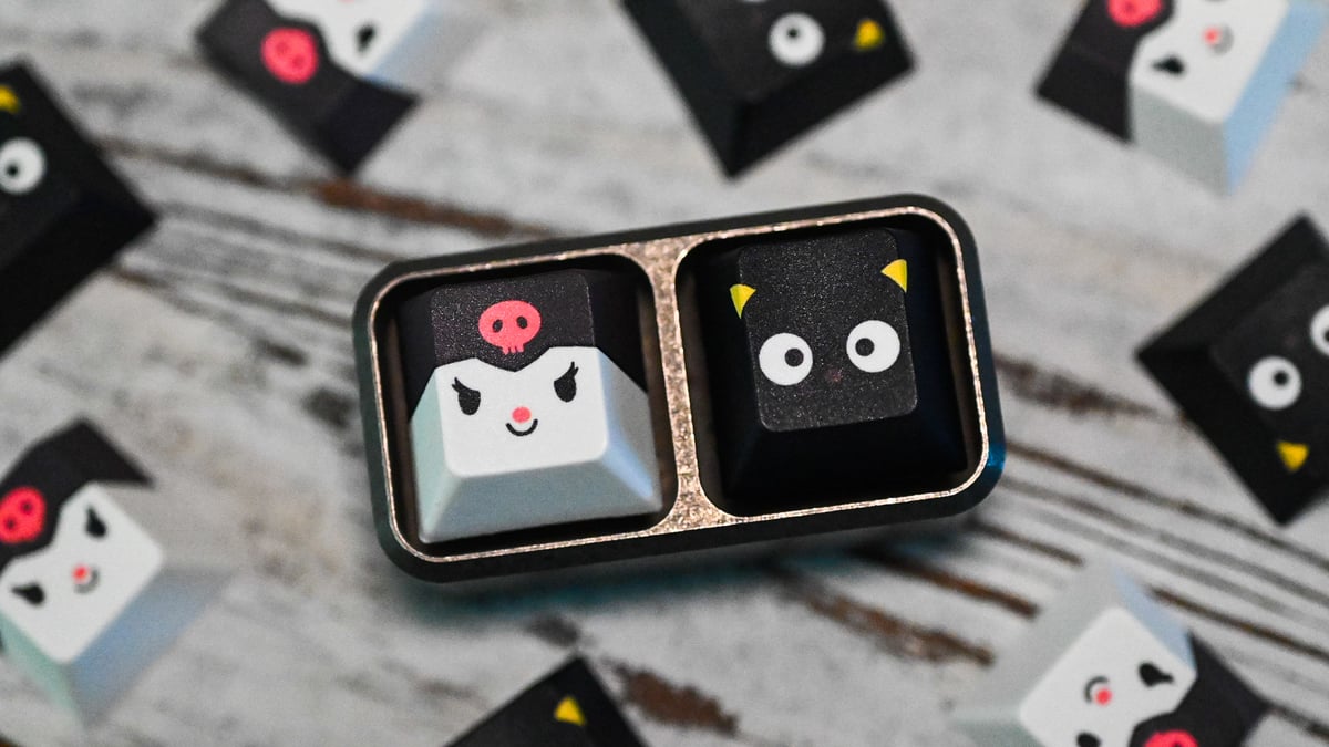 KUROMI & CHOCOCAT KEYCAP SET | Coqui Creations Threads