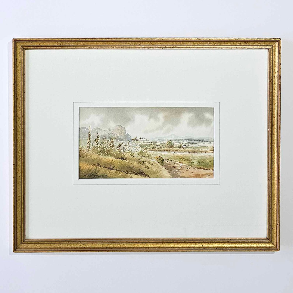 R.B Higgins (b.1943) Co. Down Watercolour Landscape | The Ink Jar