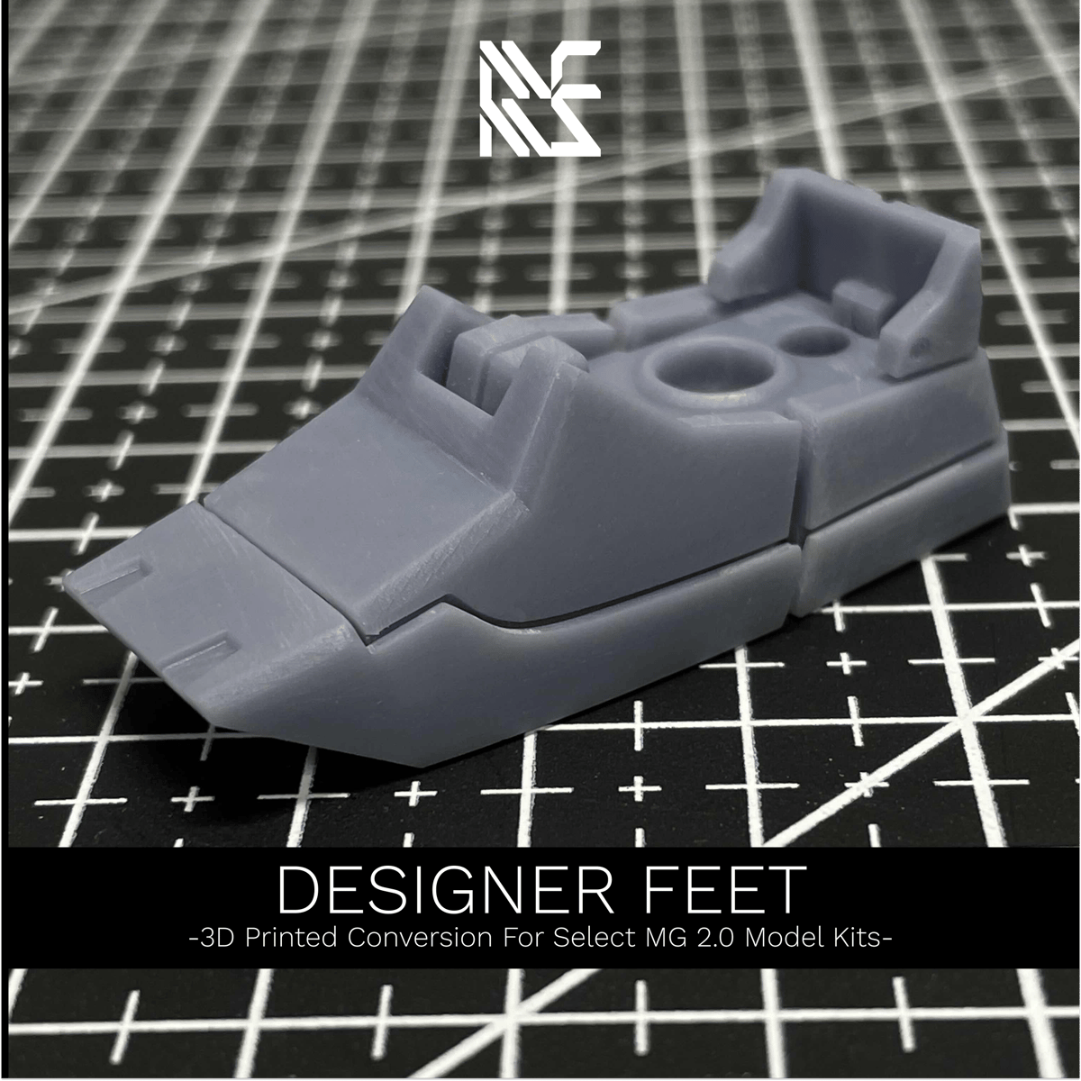 1/100 Designer Feet (for select MG 2.0 model kits) | MCMS