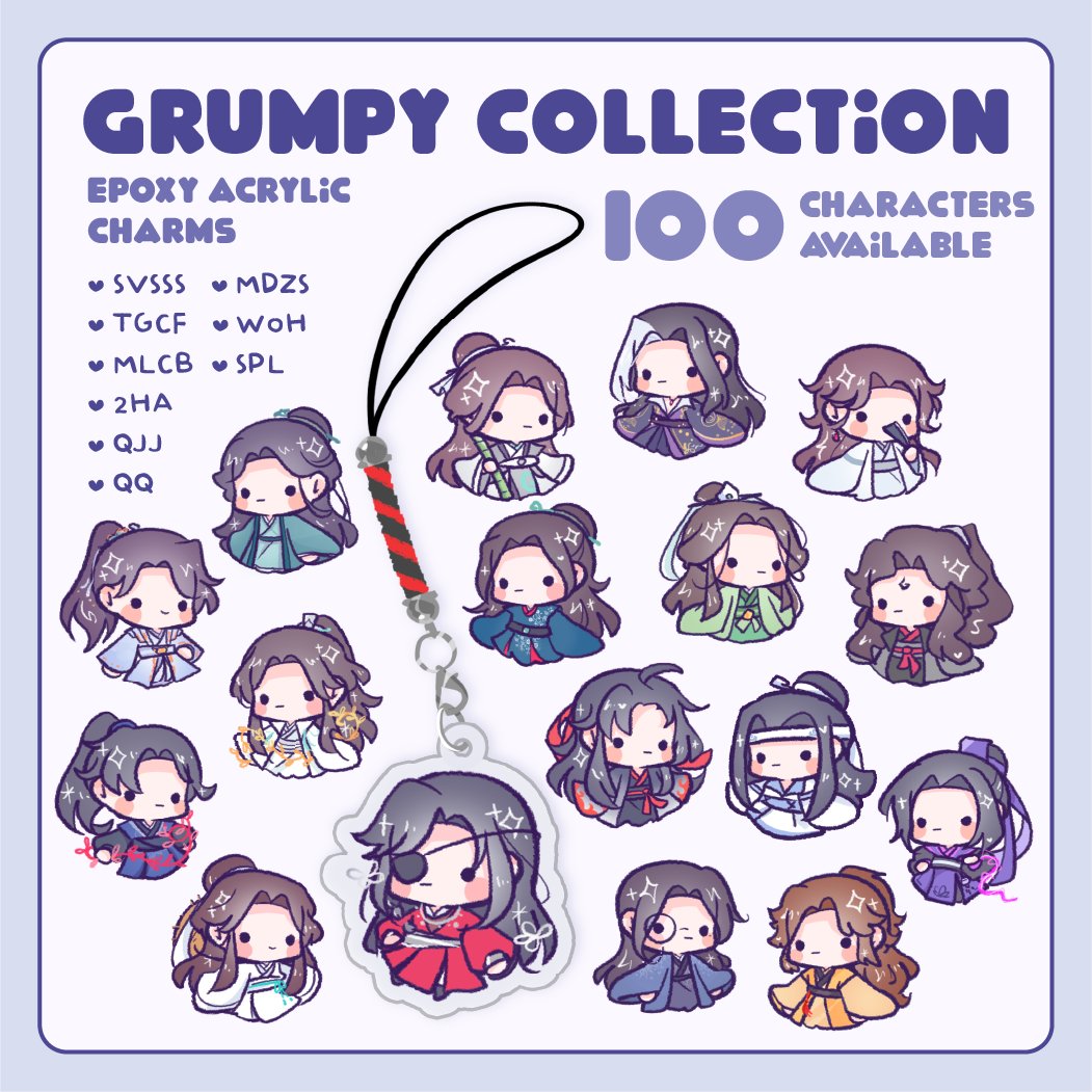 [PO] Grumpy Collection (MDZS, SVSSS, TGCF, 2HA, QJJ, MLCB, SPL, WoH ...