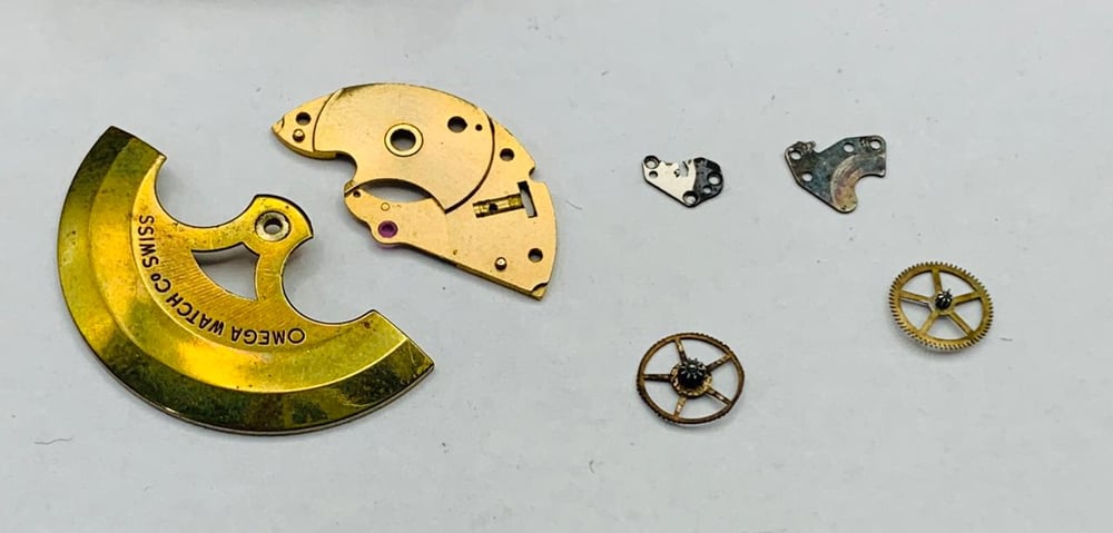 Omega 1960's/70's gold pltd gents watch Case/parts used, ref#(om-28 ...