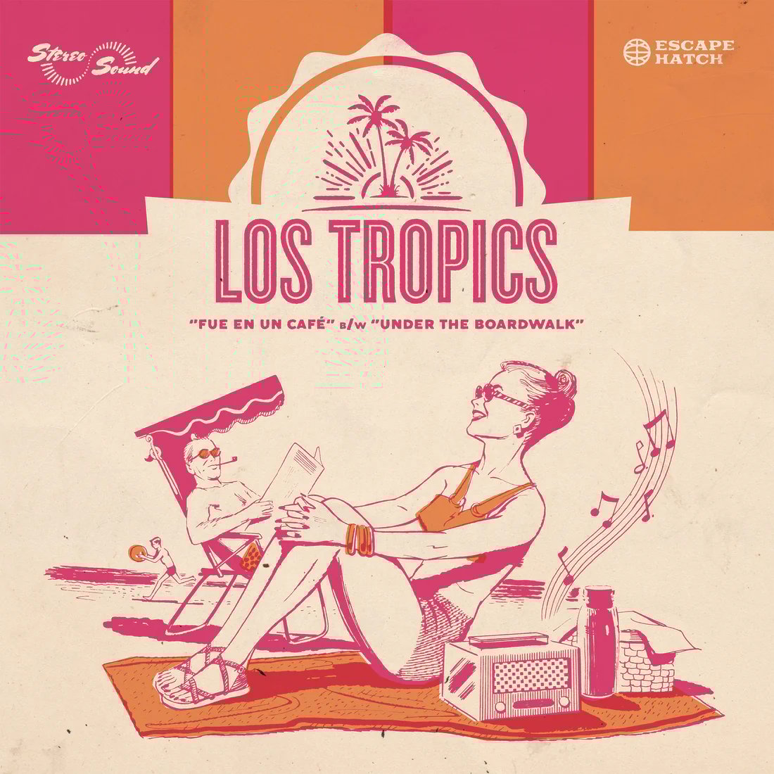 Los Tropics - Fu En Un Cafe / Under The Boardwalk | BeatSurrenderRecords