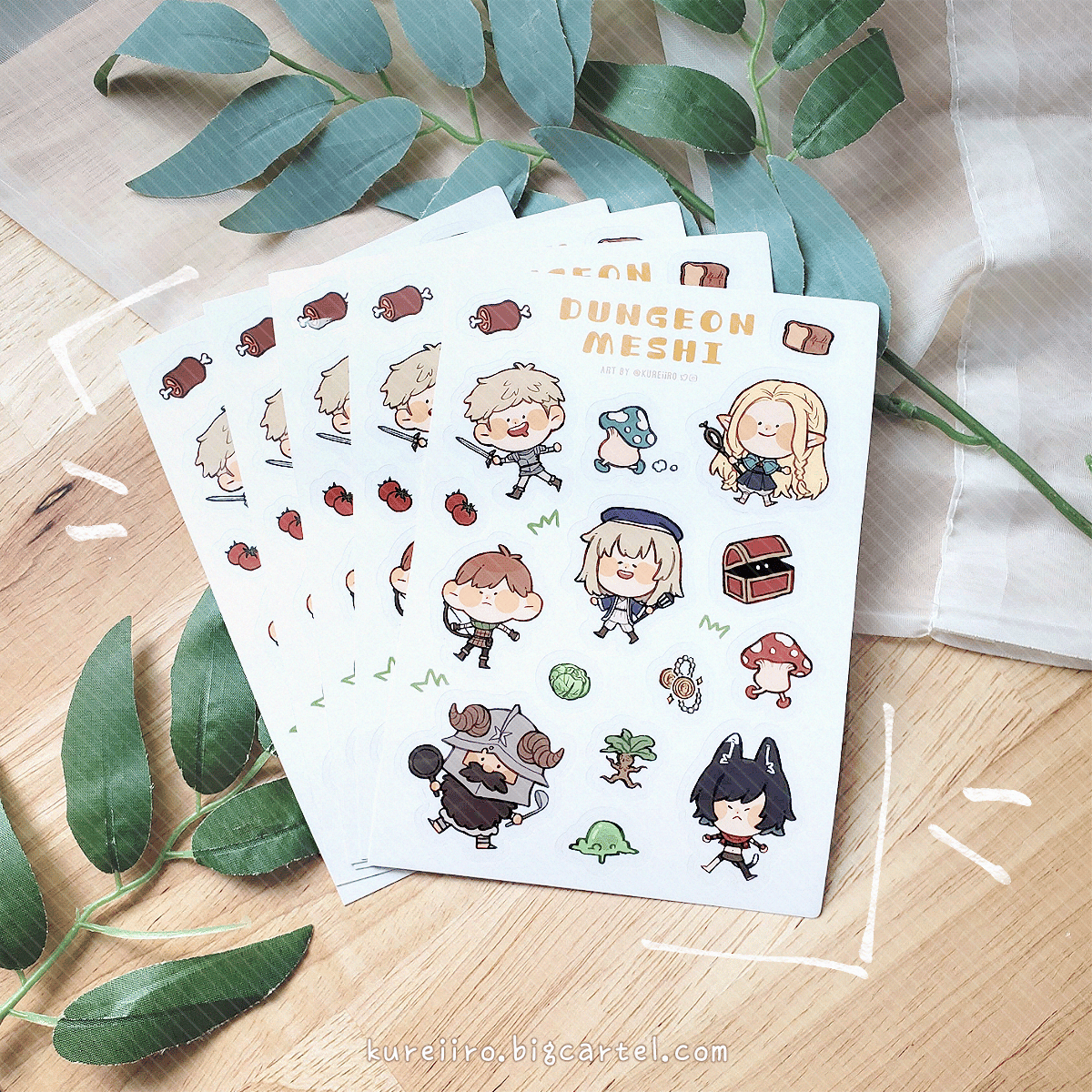 Dungeon Meshi | Sticker Sheet | kureiiro