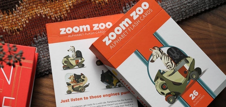 ZOOM ZOO FLASH CARDS BY MIKE YAMADA | paddysbooks
