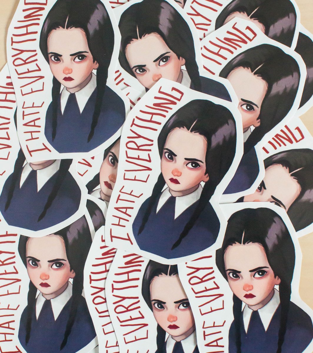 Wednesday | Sticker | rociorodrigue