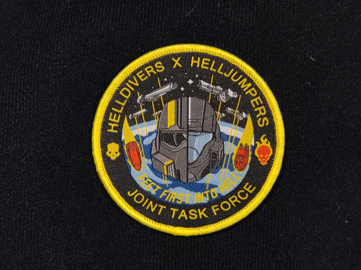 Helldivers x Helljumpers Joint Task Force patch | Marp