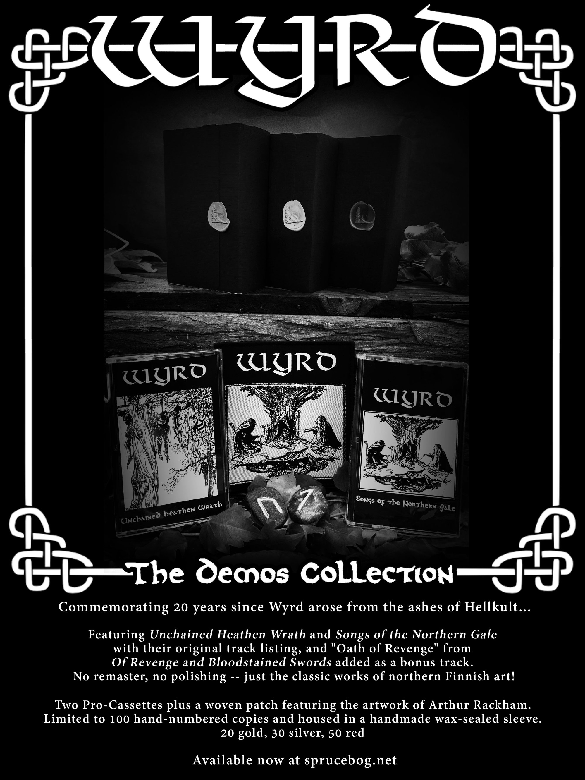 SPG003/004 Wyrd – “The Demos Collection” 2xMC & patch | Spruce Bog ...