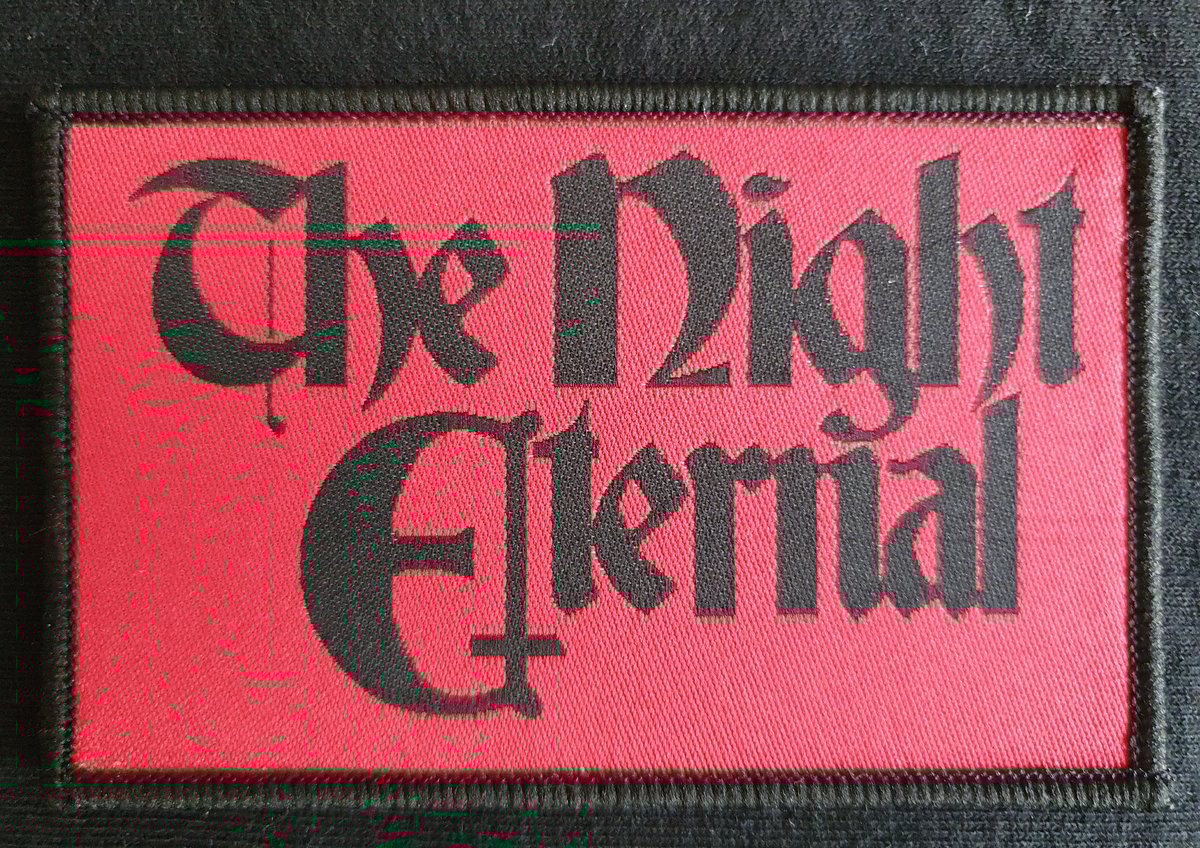 TNE - Logo Red/ Black Woven - Patch | The Night Eternal