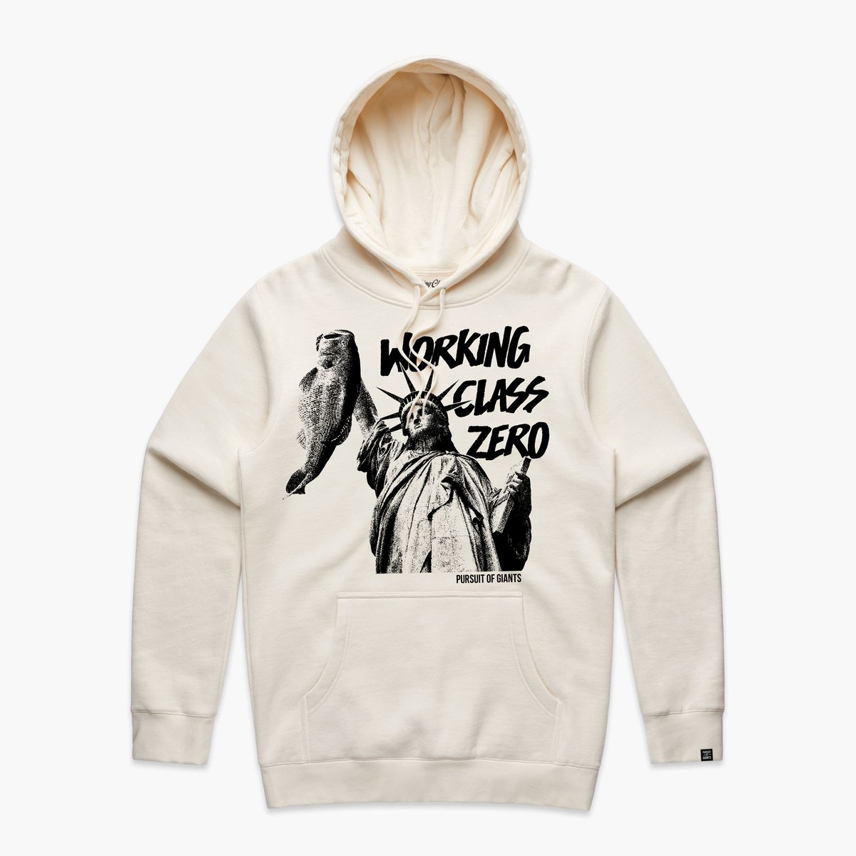 WORKING CLASS ZERO — Liberty Bass Hood (BONE)