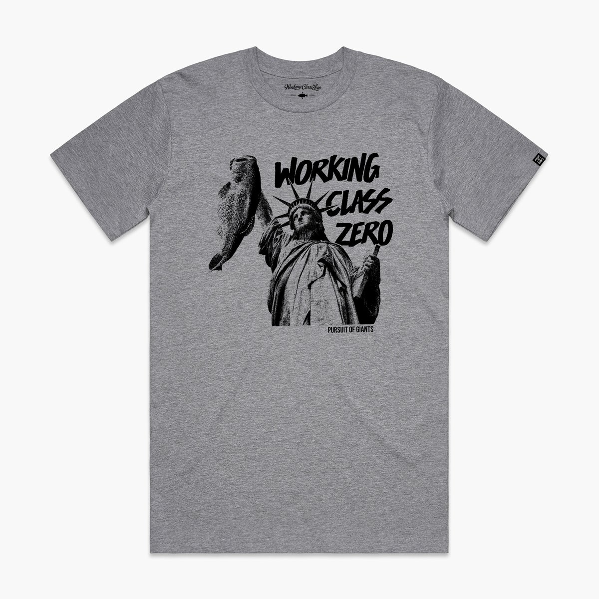 WORKING CLASS ZERO — Liberty Bass Tee (ATH. HEATHER)