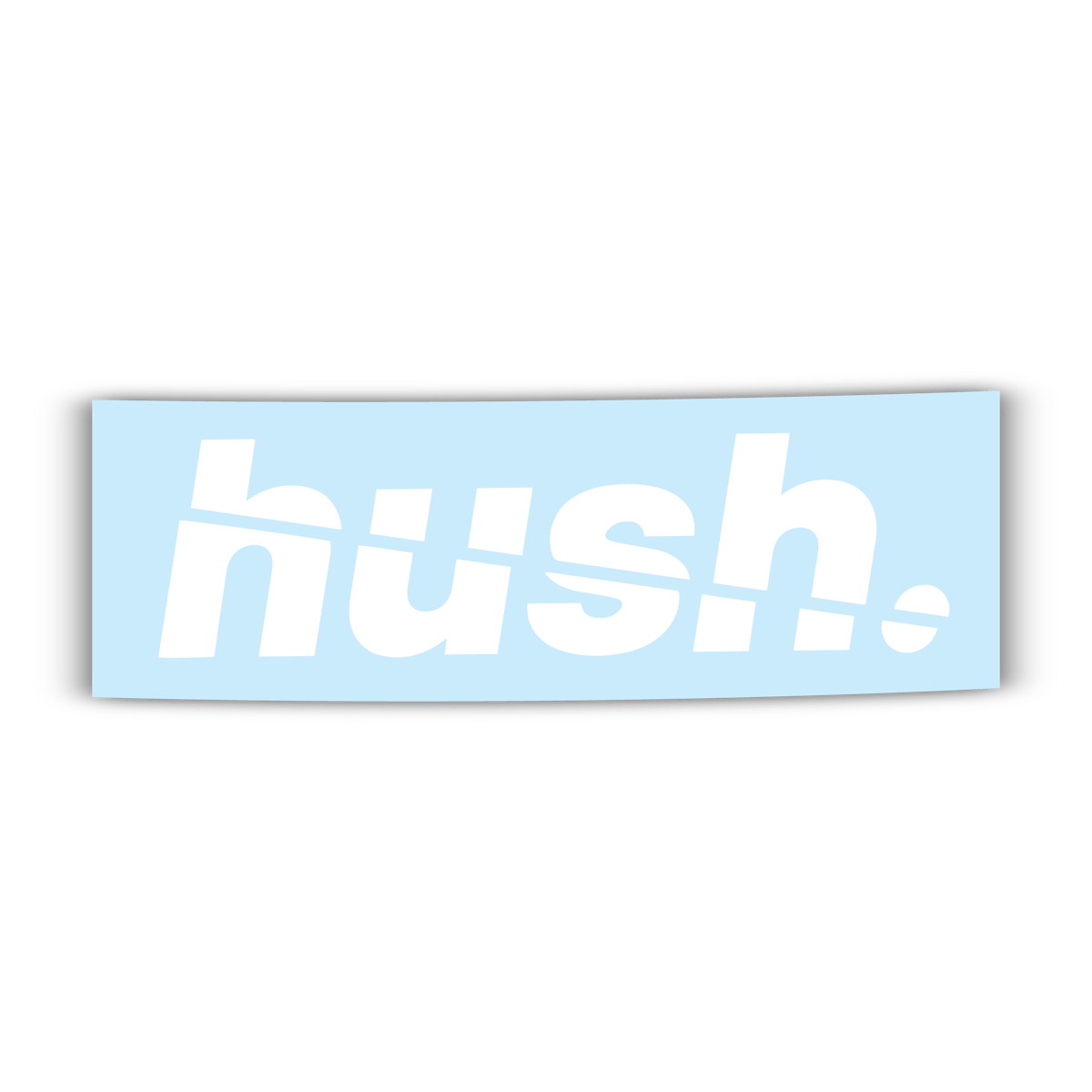 hush. sticker | hushjp