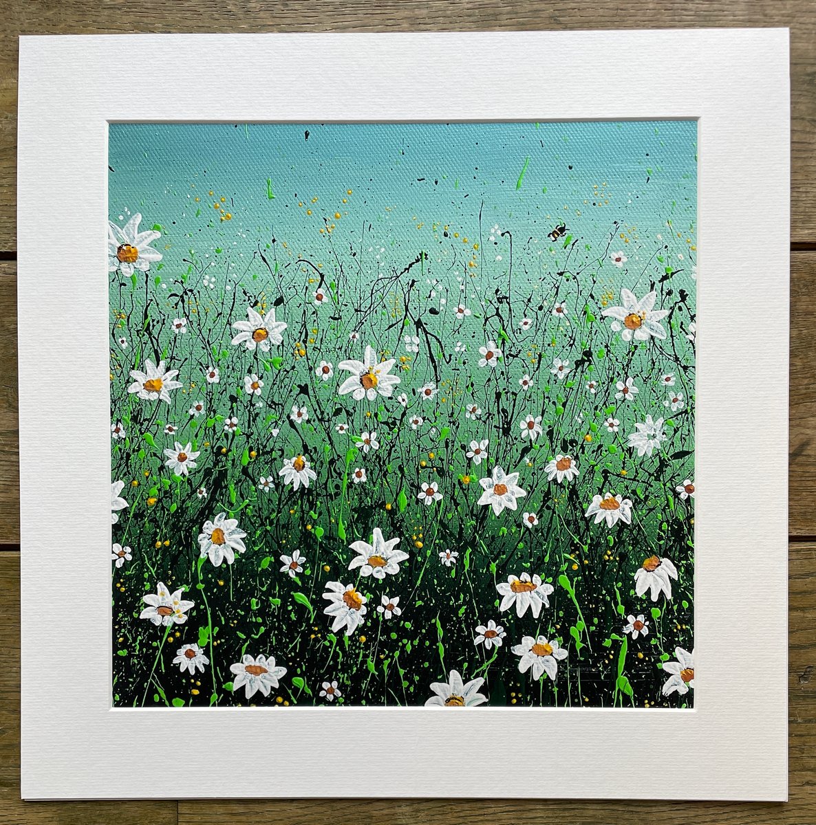 'POLLINATE' LIMITED EDITION SQUARE PRINT | Kate Mason Art
