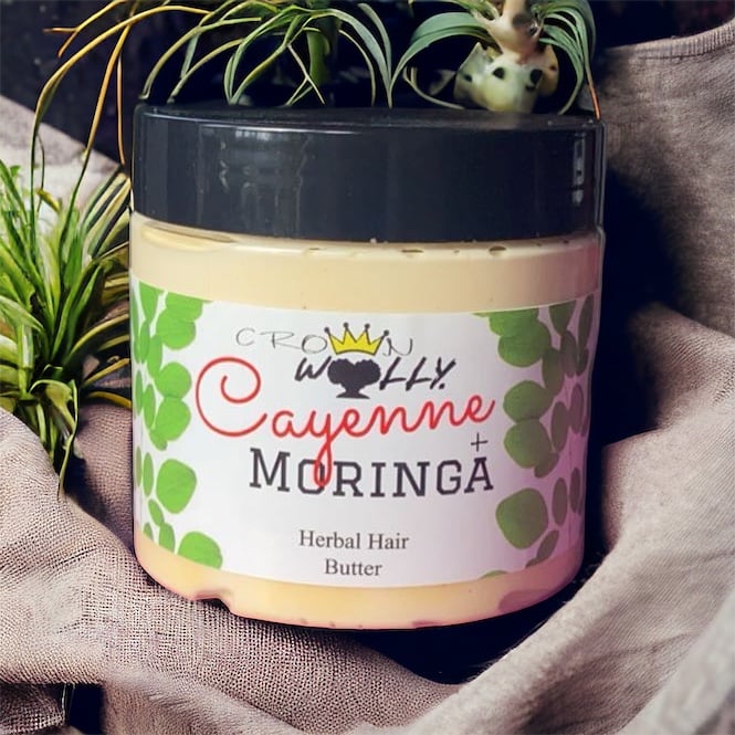 Cayenne + Moringa Hair Butter | CrownWoolly