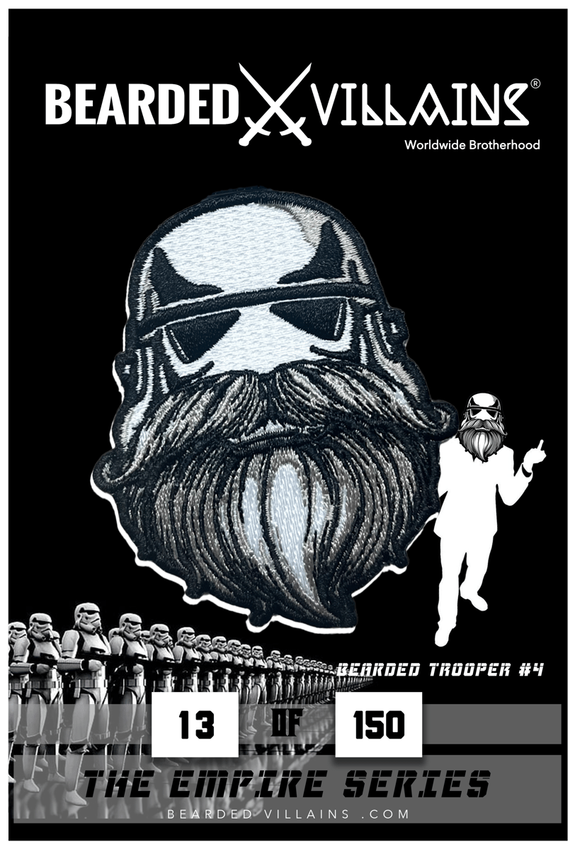 STORM TROOPER patch | BEARDED VILLAINS