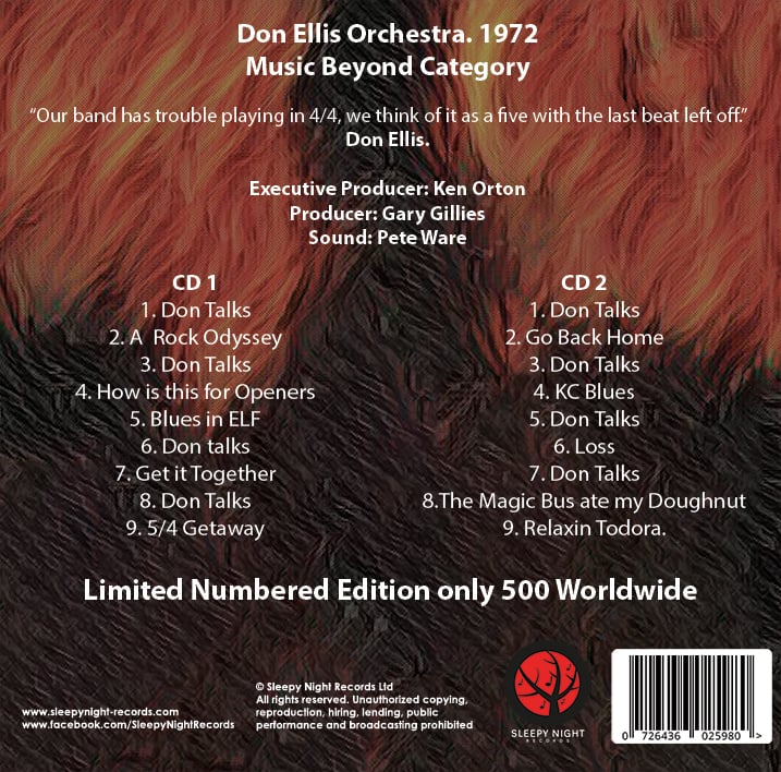Don Ellis: "Walla Walla" (Double CD) | Sleepy Night Records