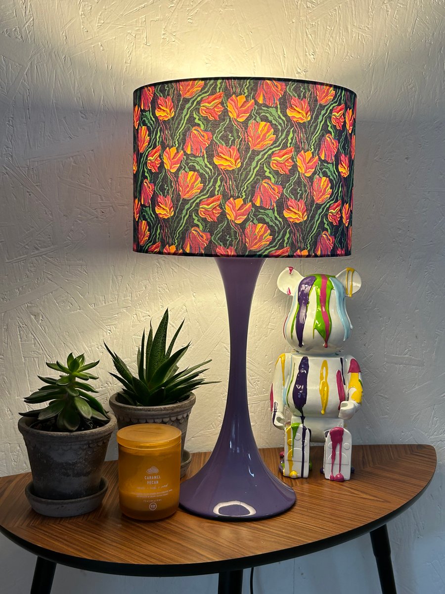 Botanica Indigo Tulip Shade 30cm | Lola's Lampshades