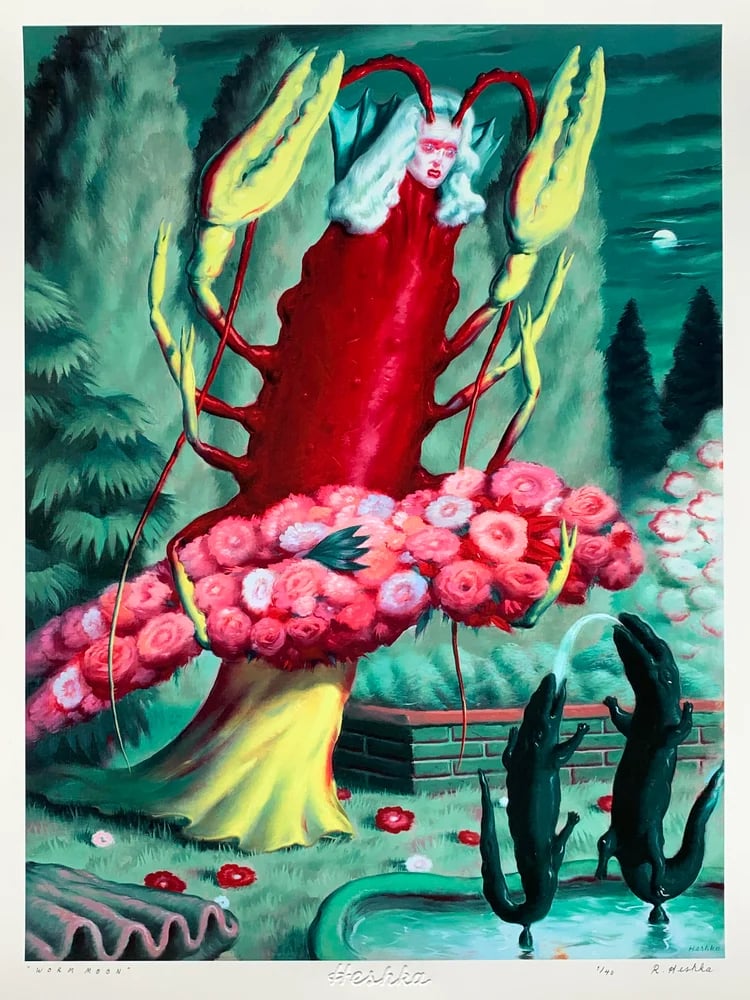 Ryan Heshka - Worm Moon | Antonio Colombo Arte Contemporanea