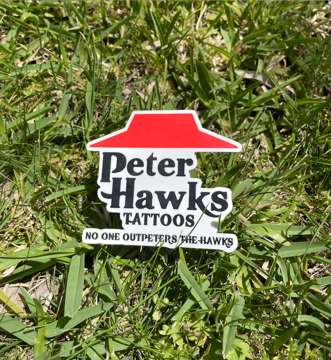 No One Out Peters the Hawks Sticker | Peter Hawks