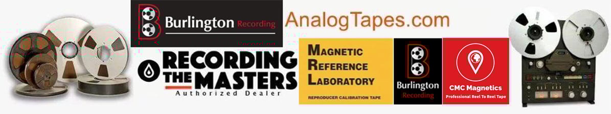 1" 15 IPS NAB 355 nwb (+6) MRL Four Frequency Custom Calibration Tape | ANALOG TAPES