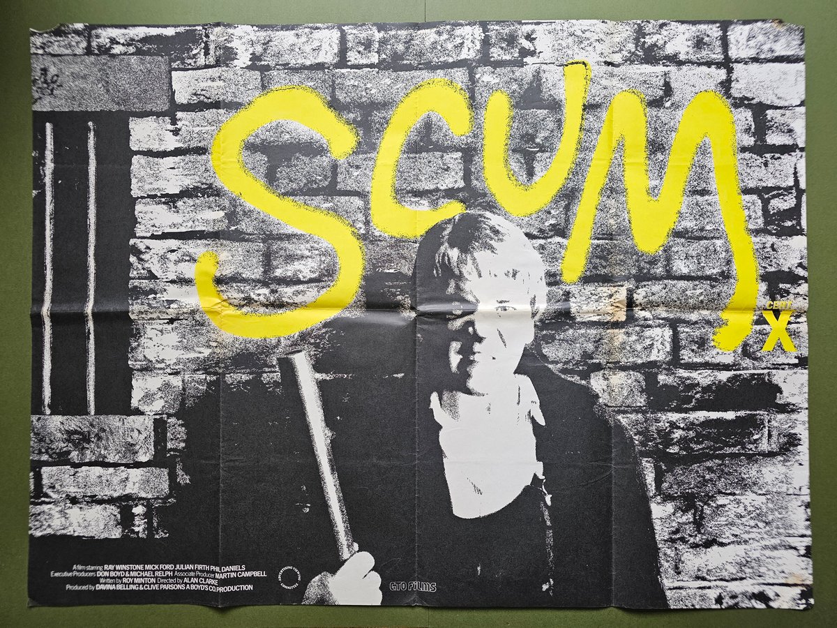 Original Scum Vintage UK Quad Cinema Poster | The Ink Jar