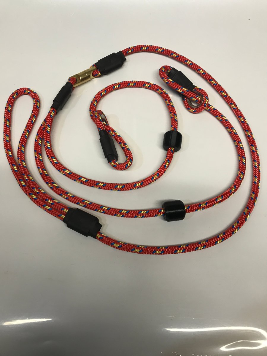 5mm BRACE Swivel Slip Lead -Red | Specialist Gundog Leads