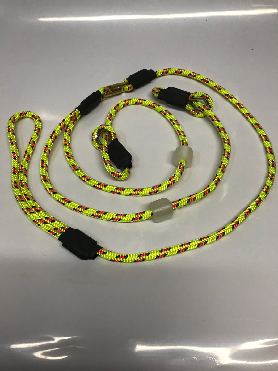 5mm BRACE Swivel Slip Lead- Fluro Yellow | Specialist Gundog Leads
