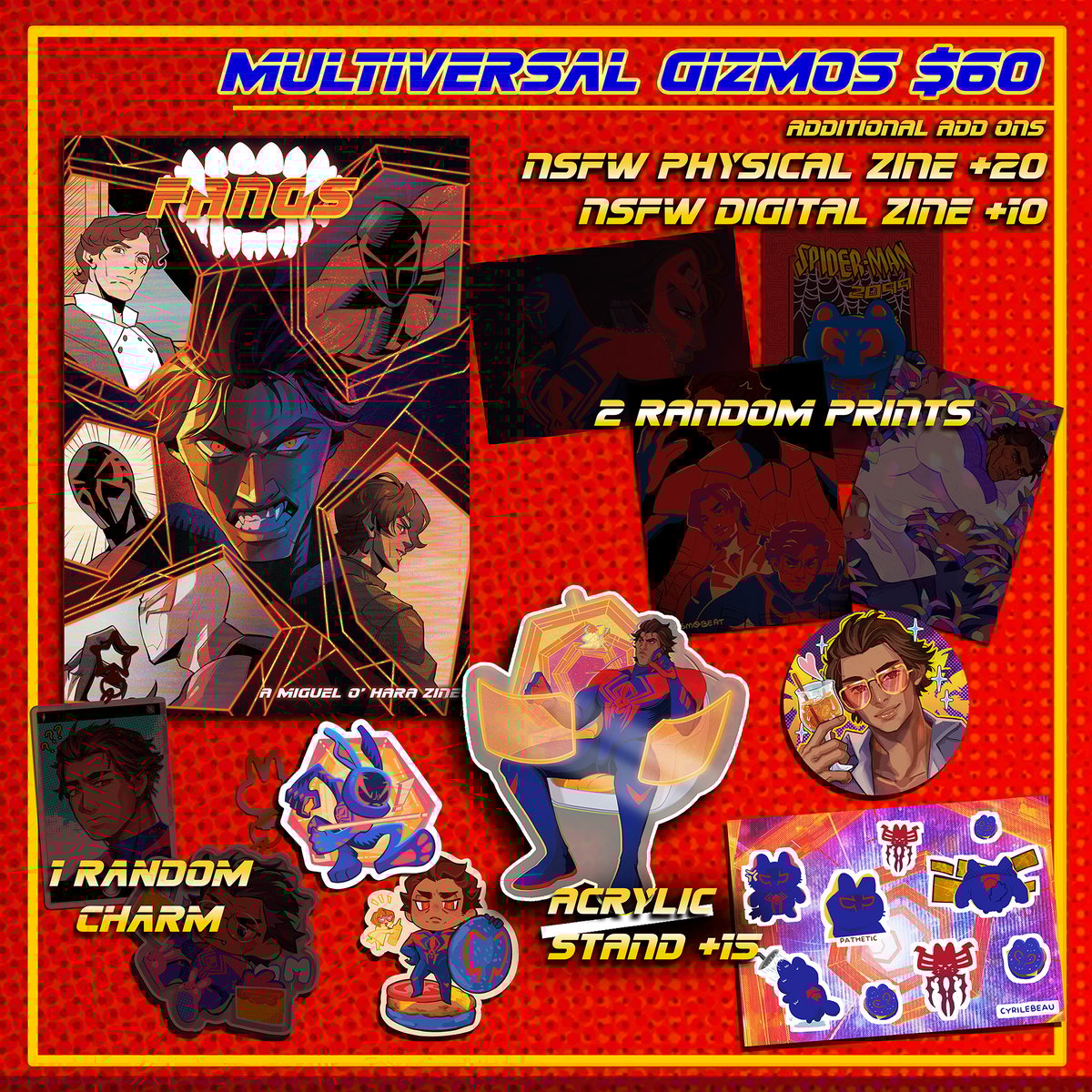 Multiversal Gizmos - Half Bundle | FANGS: A Miguel O'Hara Zine
