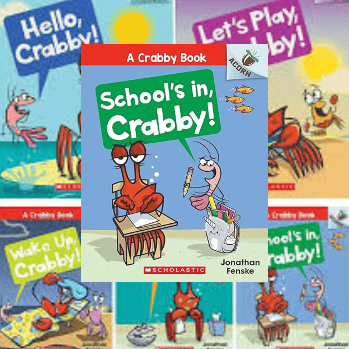 A CRABBY BOOK SERIES By Jonathan Fenske | Read 2 Earn 4 Schools