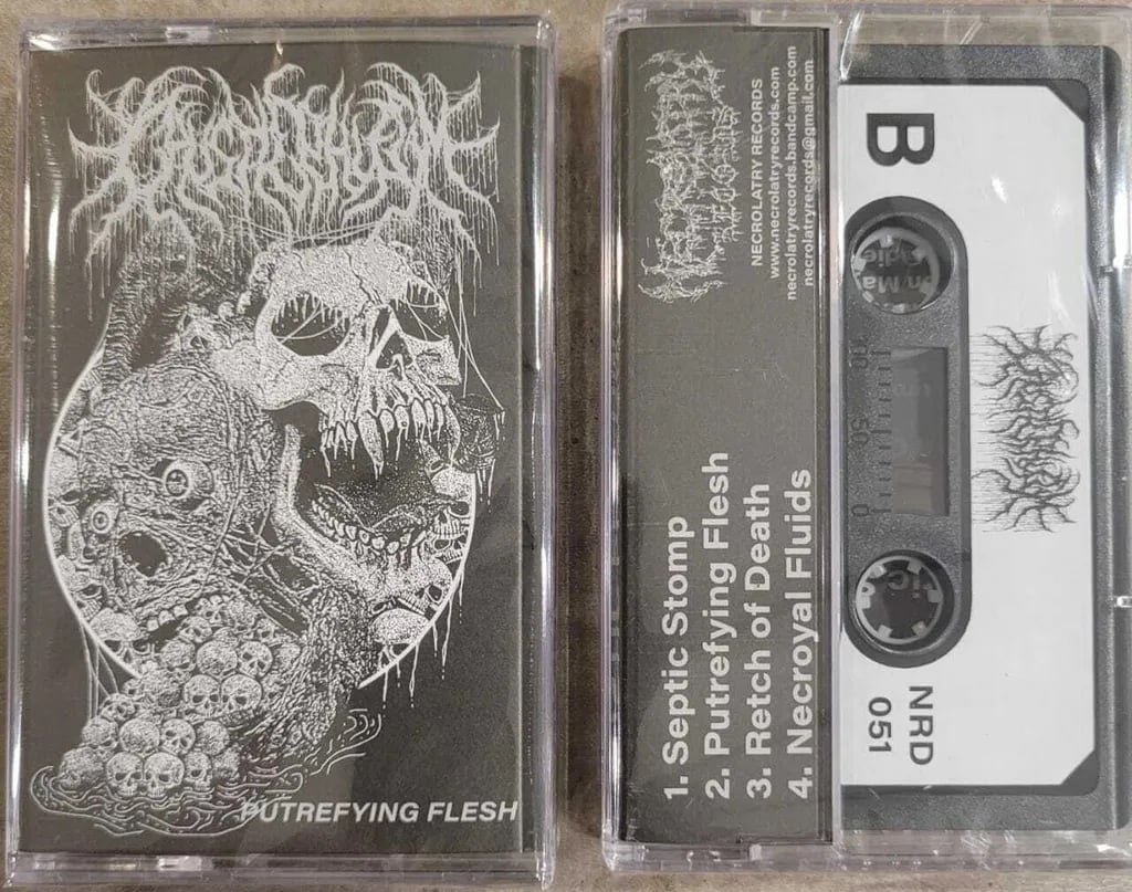 CAUSTIC PHLEGM "Putrefying Flesh" CS | Noxious Ruin