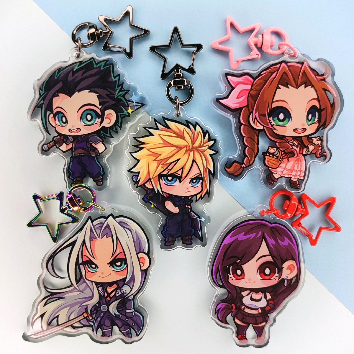 Final Fantasy VII Keychains | Joanna went bananas
