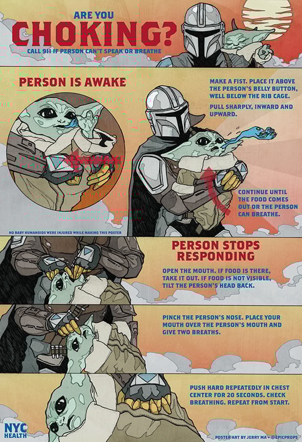 Choking Poster | Jerry Ma Art