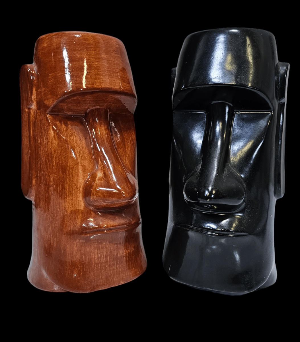 Vintage Pair of Moai Mugs from The Tikis FREE SHIPPING | Welcome!!