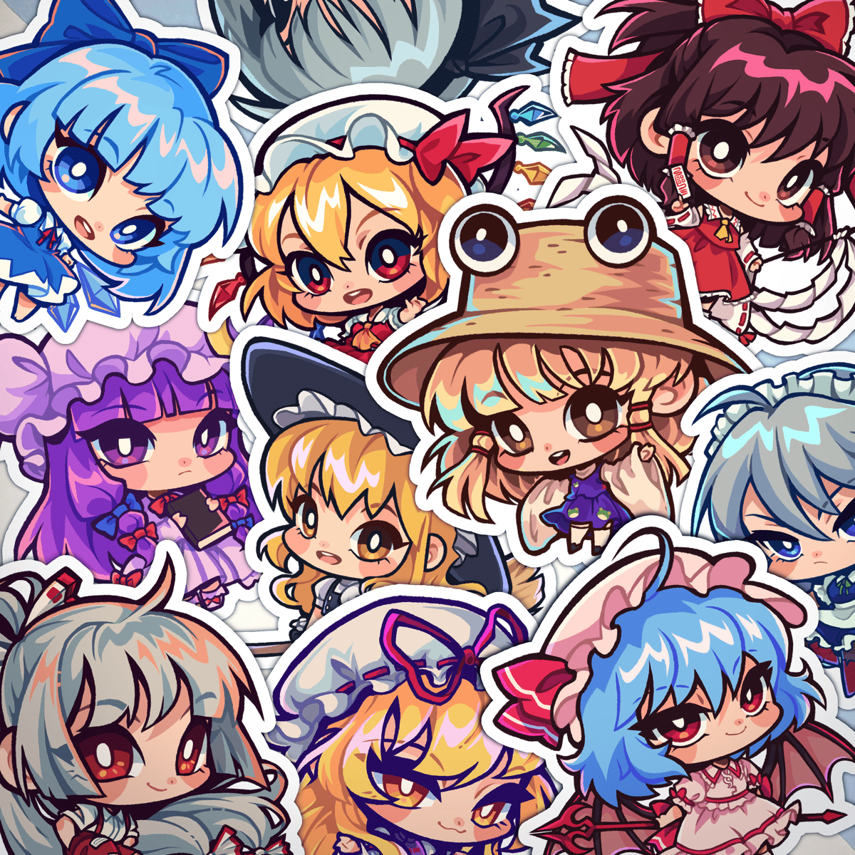 Touhou Project Stickers | Joanna went bananas