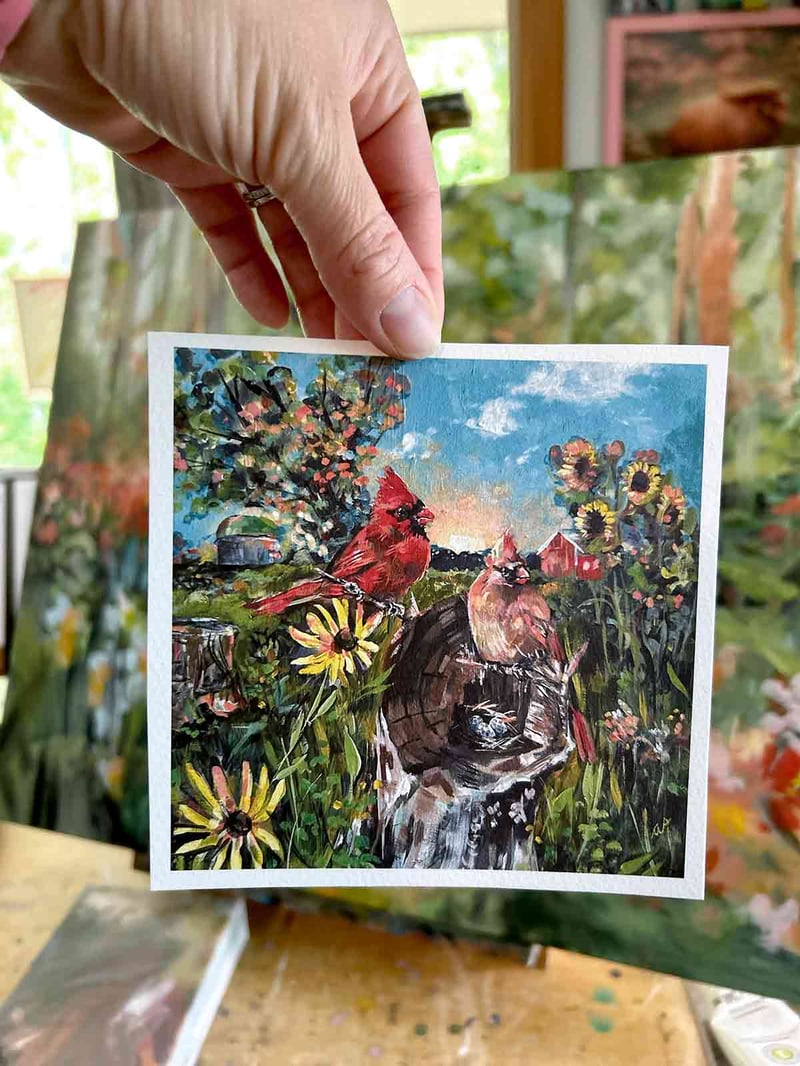 PRINT limited edition "Where the Forest Edge Begins" 12x16 ...