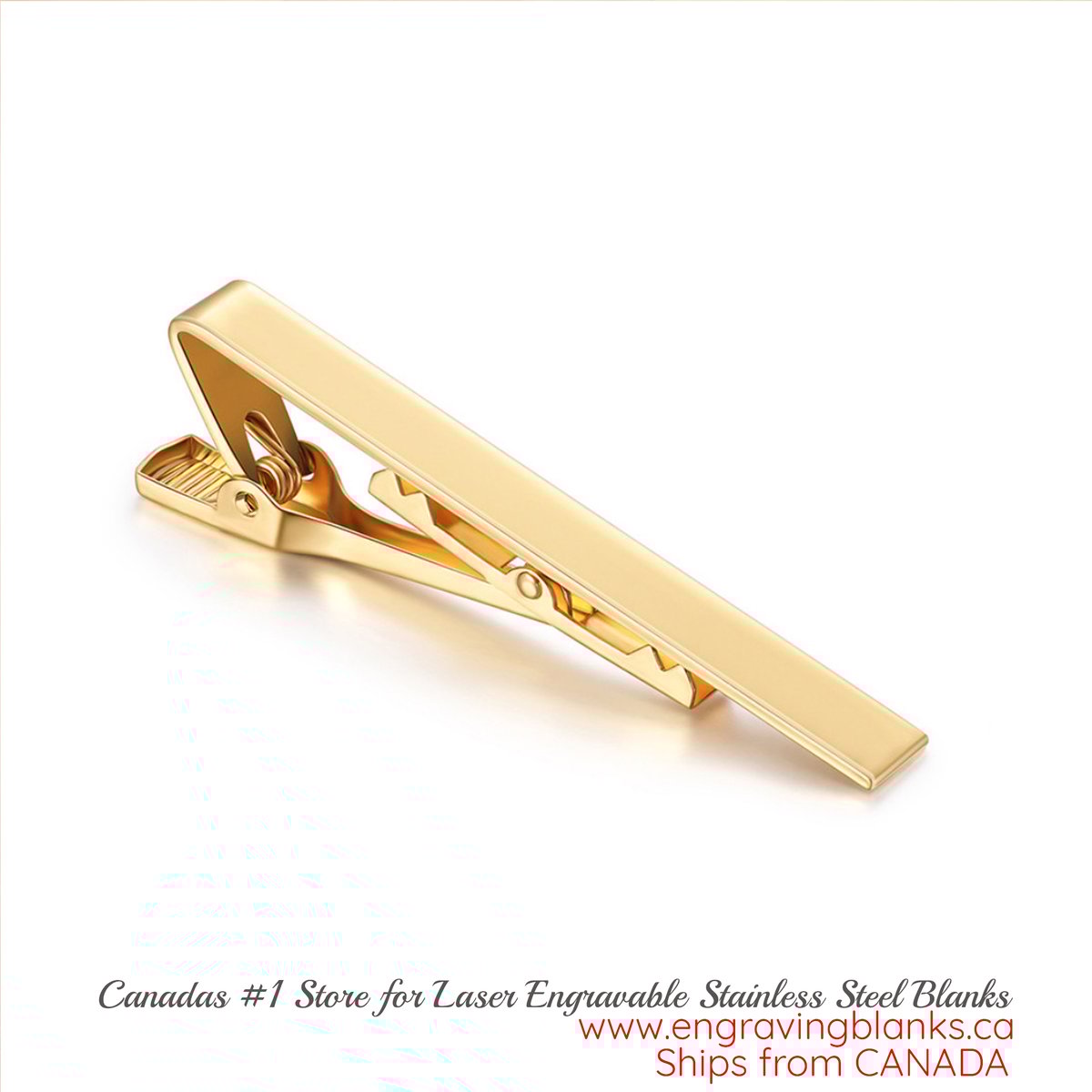 Tie Clips | Laser engraving blanks Canada