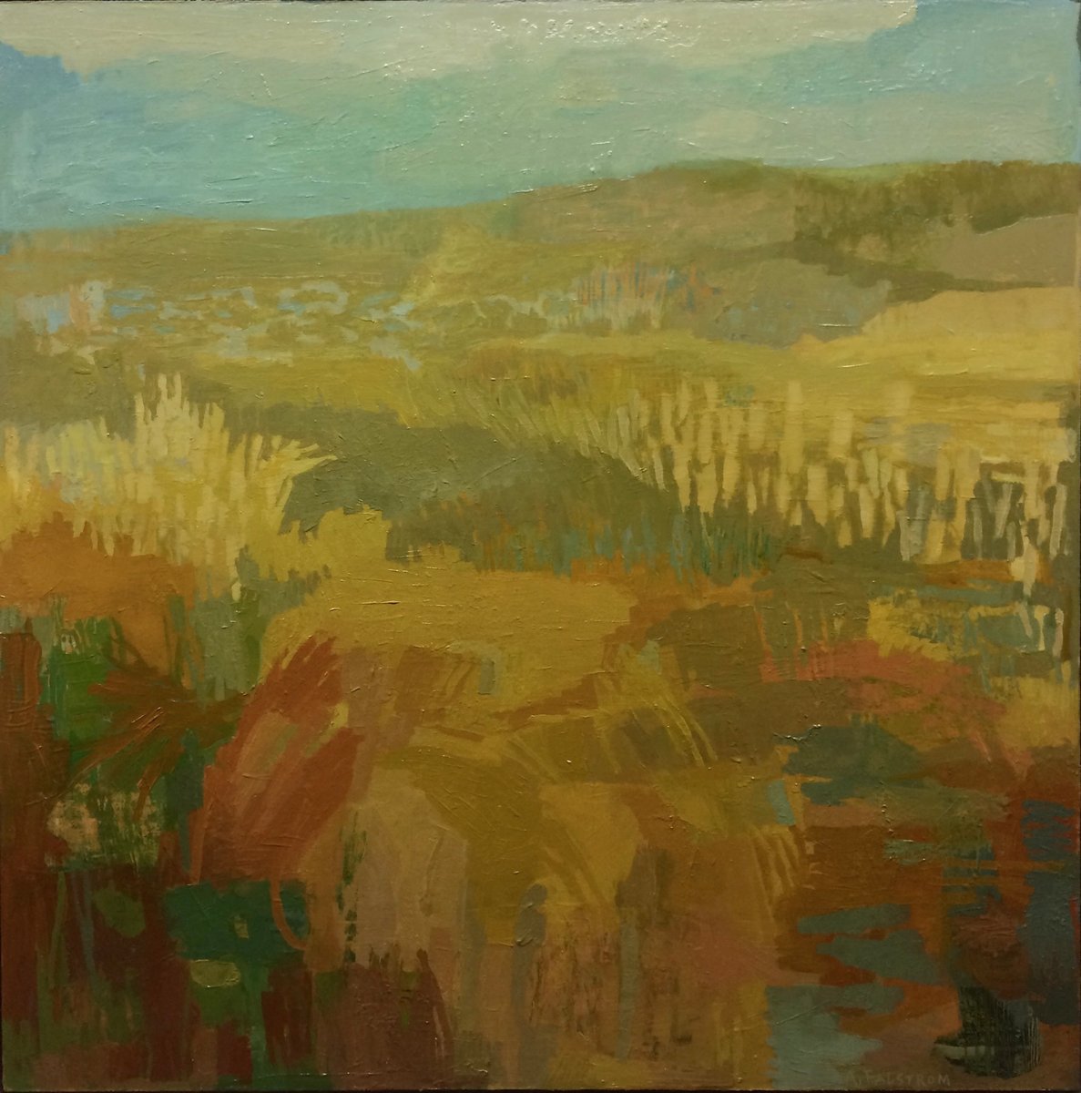 Ochre Field- Amy Falstrom | Higher Art Gallery online