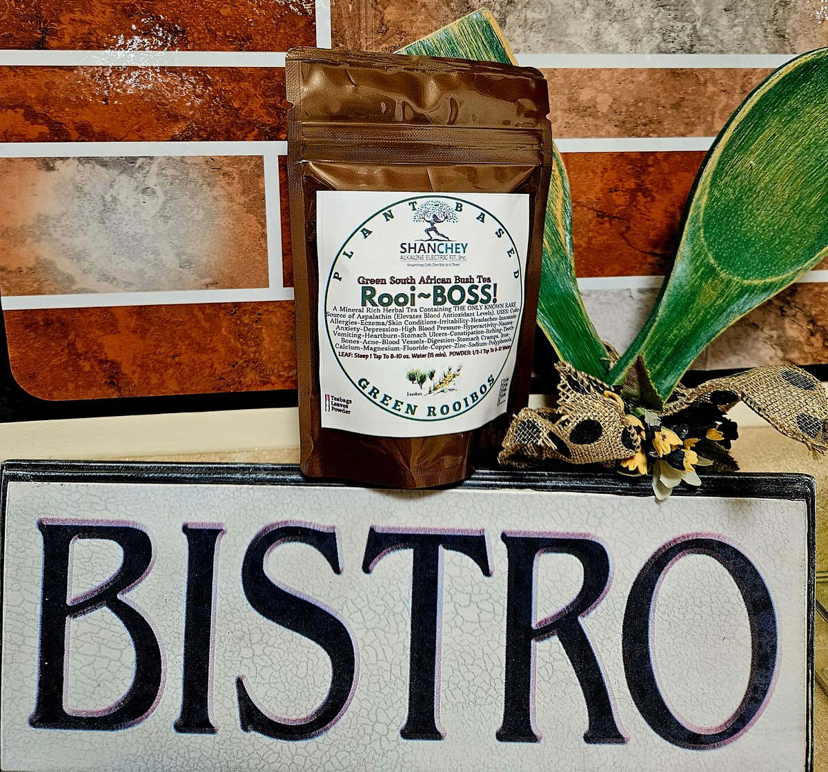 Rooi-BOSS! Green South African Bush Tea (Natural Supplement) | Plant-Based Cell Food