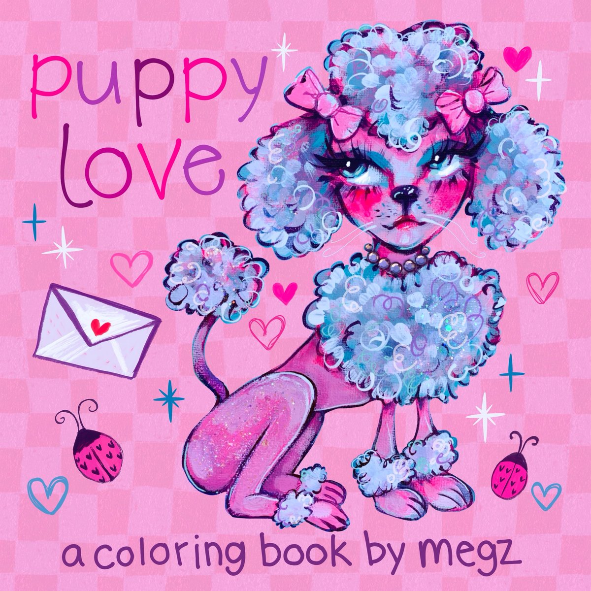 PUPPY LOVE COLORING BOOK | ART BY MEGZ