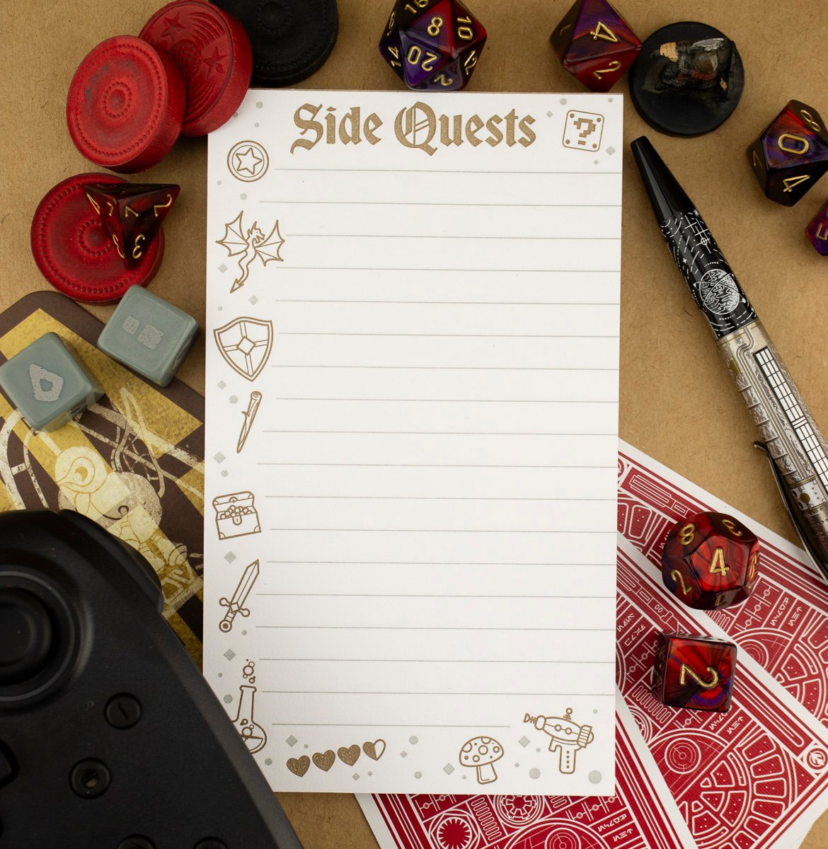 "Side Quests" Notepad | The Well-Appointed Desk Shop