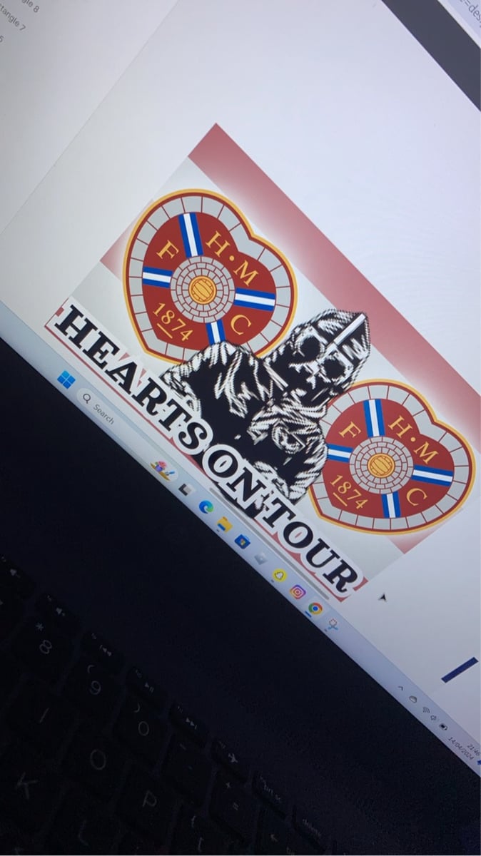 25 HEARTS ON TOUR FOOTBALL ULTRA CASUALS STICKERS | Casual Footy