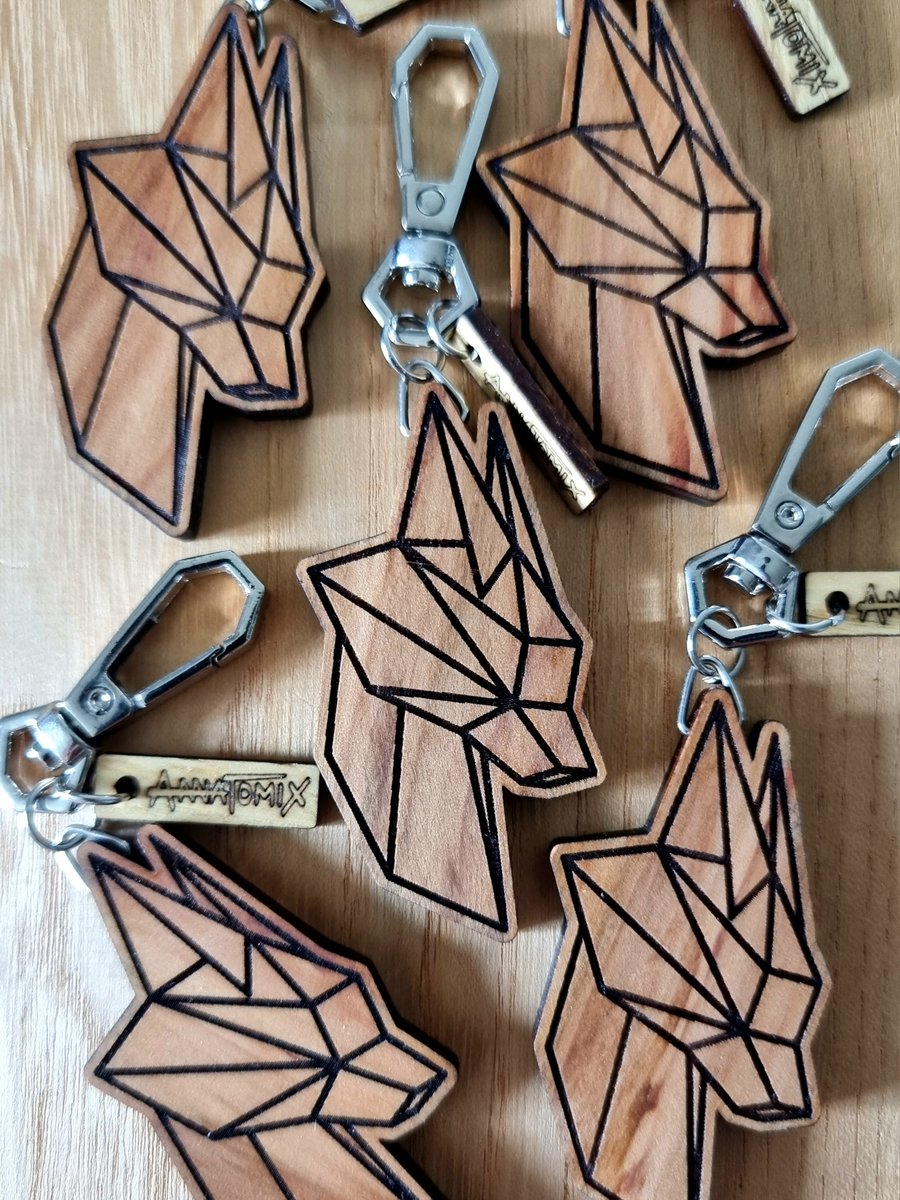 Rowan Fox head keyring / ANNATOMIX