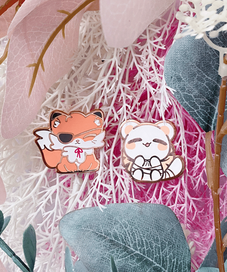 [Leftovers] Little Danmei Creatures (TGCF) - Enamel Pins | chaotixcanvas