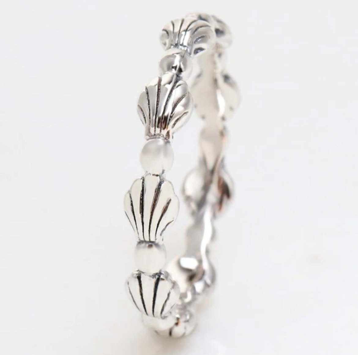925 Silver Shell ring | The Retro Room
