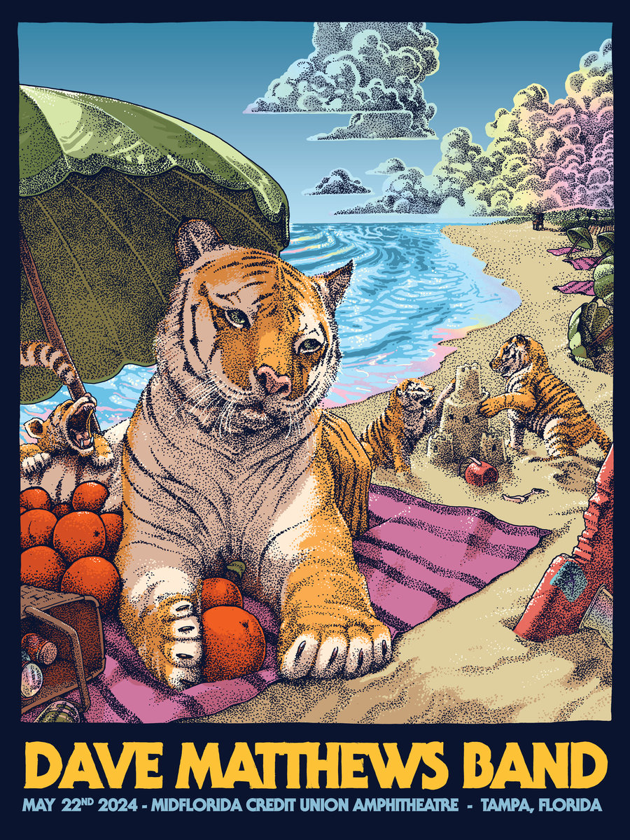 Dave Matthews Band - Tampa, FL - 5.22.24 (FOIL) | Dave Kloc